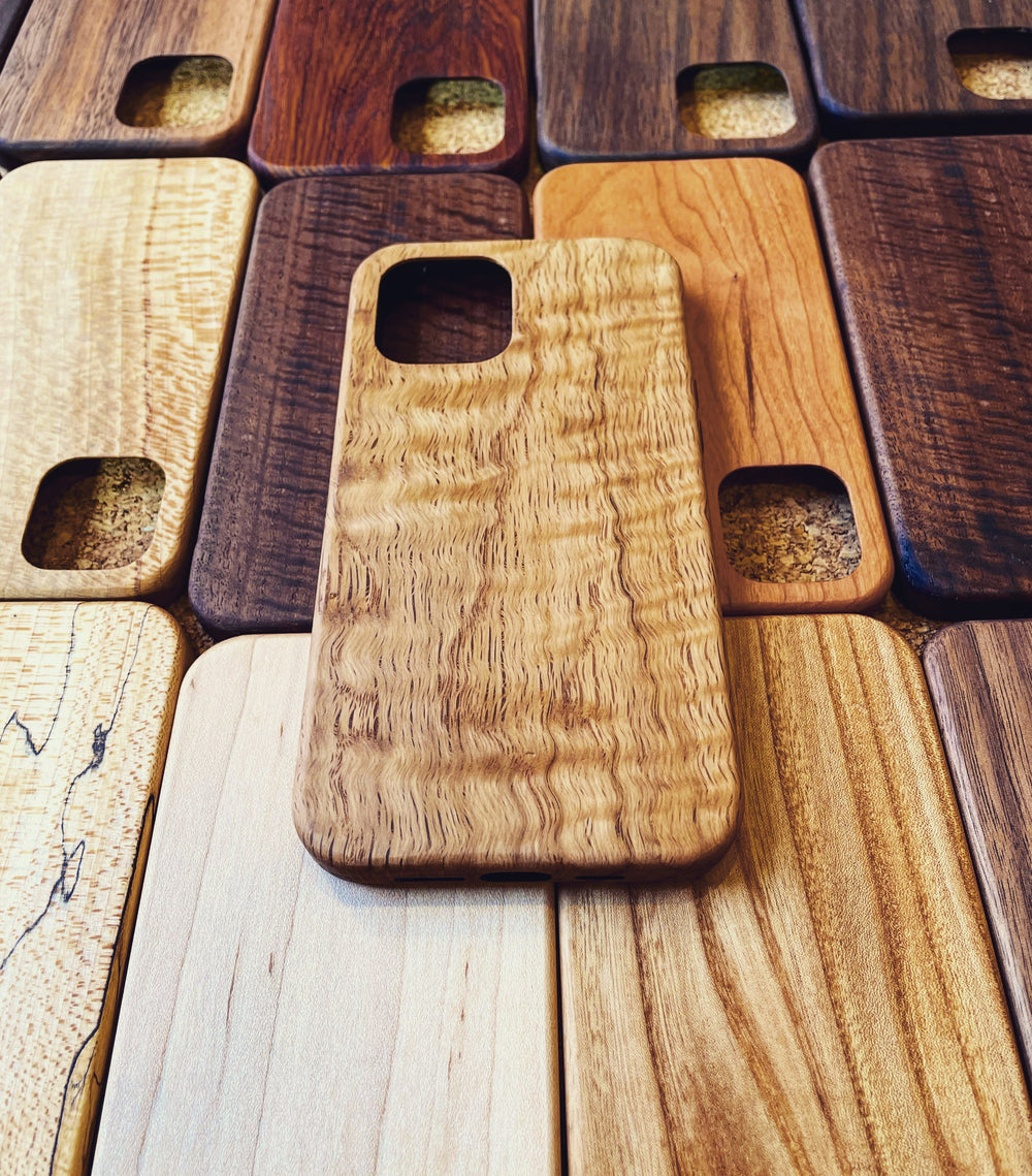 Kerf Select Walnut Burl Wood Phone Case