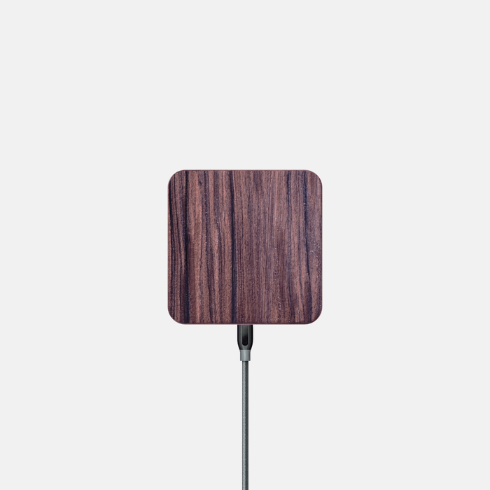 Wood Wireless Charger Block for iPhone/Pixel/Samsung. Fast Charging.