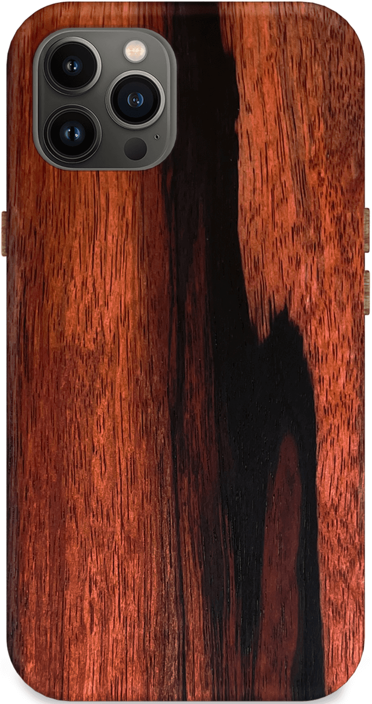 Kerf Select Macassar Ebony Wood Phone Case for iPhone, Pixel, Galaxy