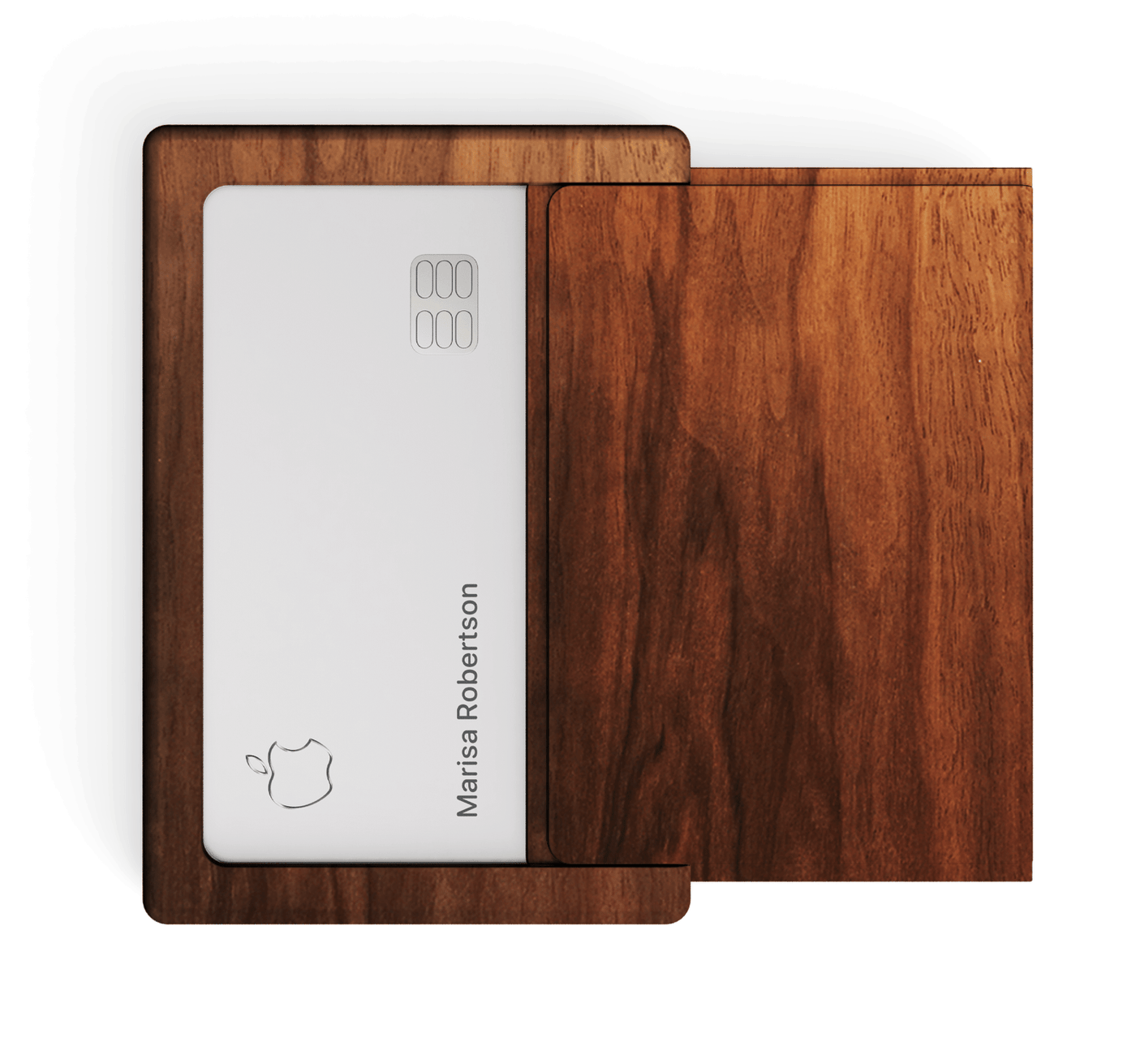 Apple Card Case with Suede Lining | KerfCase